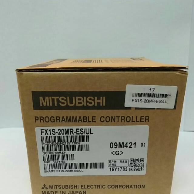 Jual PLC Mitsubishi FX1S-20MR-ES/UL | Shopee Indonesia