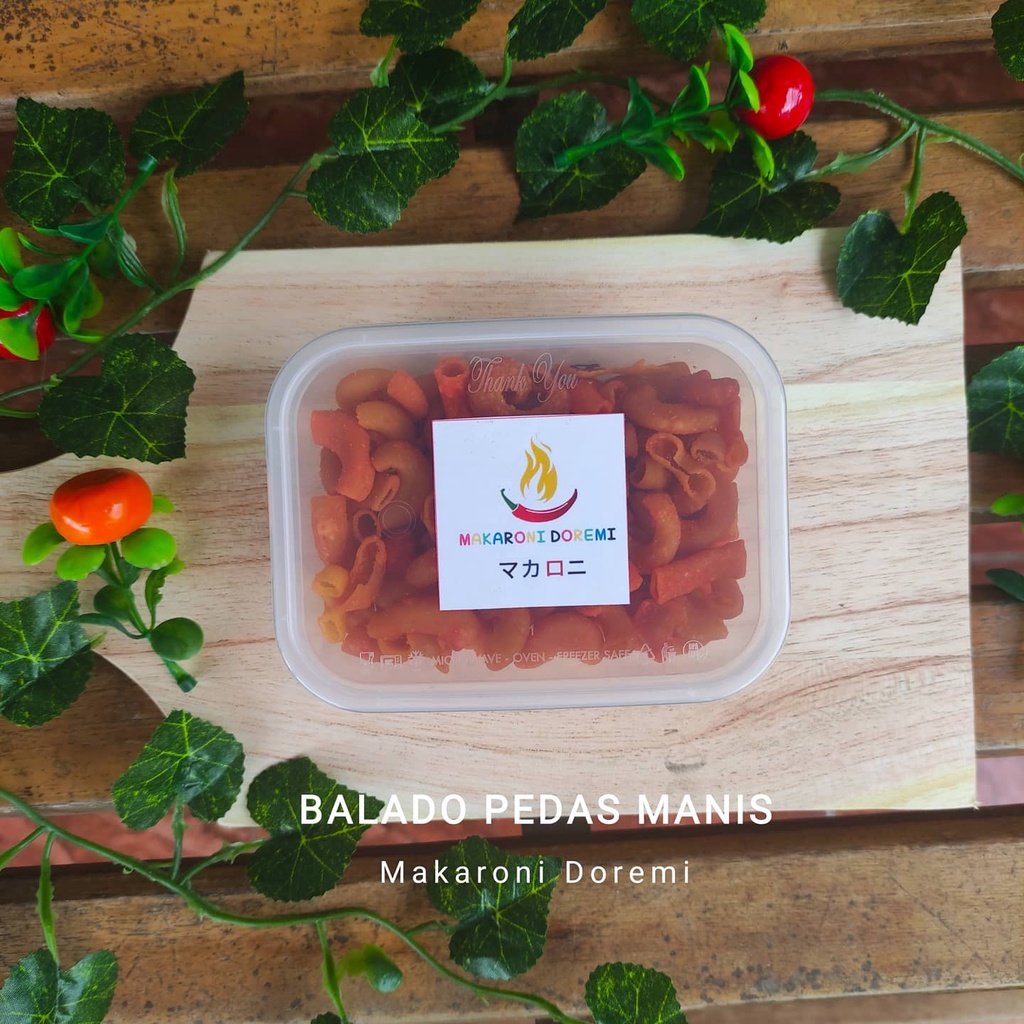 Jual ( 𝐏𝐑𝐎𝐌𝐎) 𝐌𝐀𝐊𝐀𝐑𝐎𝐍𝐈 𝐏𝐈𝐏𝐀 𝐃𝐎𝐑𝐄𝐌𝐈 RASA BALADO PEDAS MANIS 75 gr ...