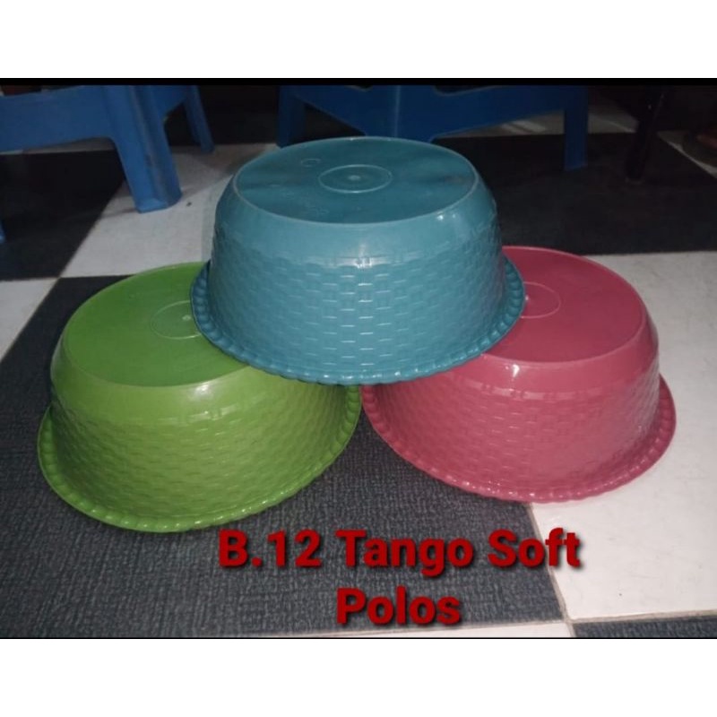 Jual WASKOM 12 TANGO SOFT POLOS / Baskom Hajatan ( Per 12 biji ...