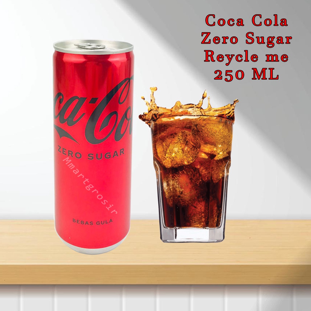 Jual Coca Cola / Zero Sugar / Reycle me / Kemasan kaleng / Bebas Gula ...