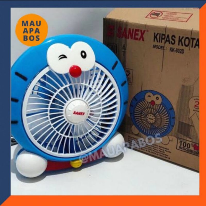 Jual Kipas Angin Kotak / Kipas Angin Meja Karakter Doraemon 8 inch ...