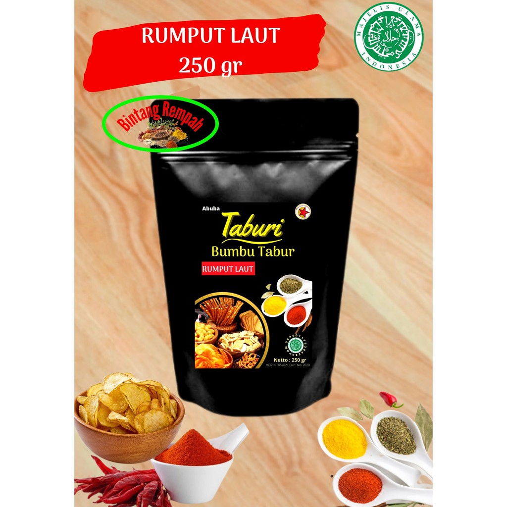 Jual BUMBU TABUR RASA RUMPUT LAUT KEMASAN 400 GR | Shopee Indonesia
