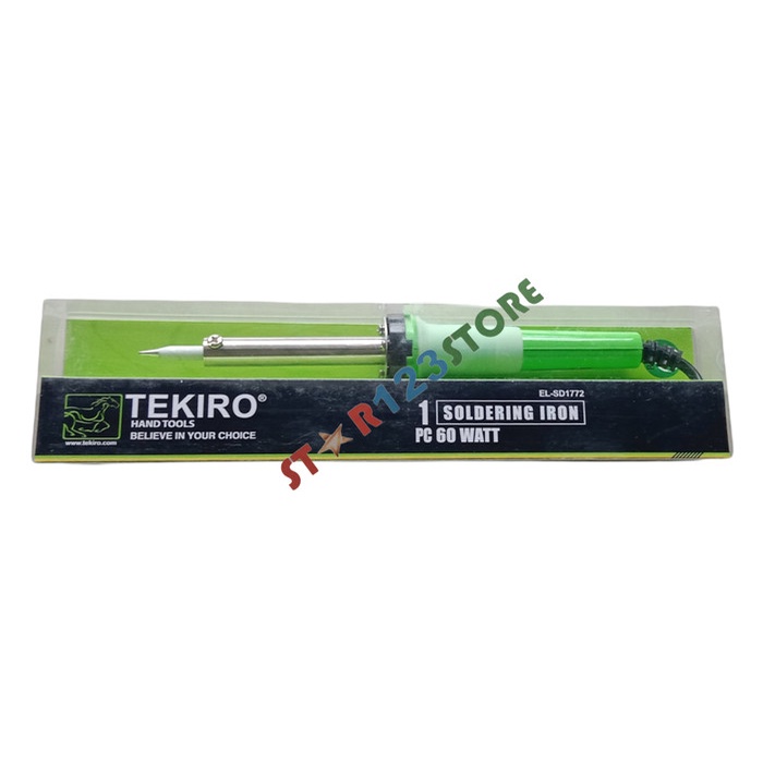 Jual Produk Terbaru Tekiro Solder Listrik 60 Watt Soldering Iron 60Watt ...