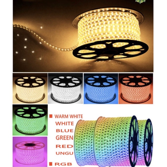 Jual LED STRIP 220volt / lampu drop ceiling / led neon | Shopee Indonesia