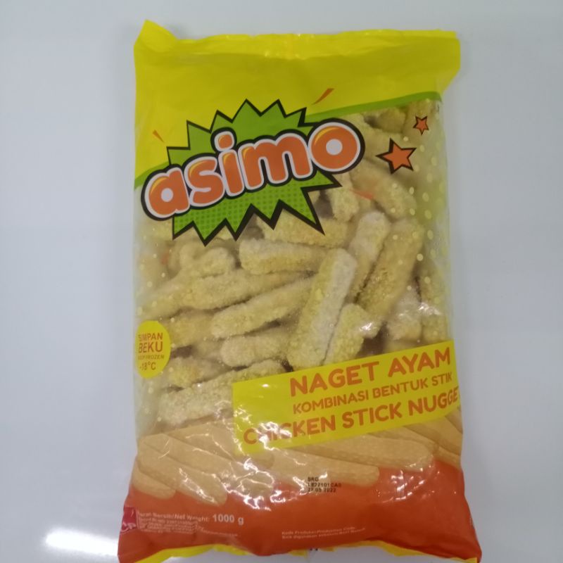 Jual ASIMO CHICKEN NUGGET STICK KOMBINASI 1000GR | Shopee Indonesia