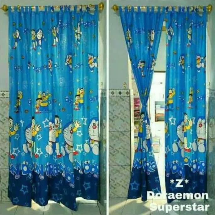 Jual Gorden Pintu Karakter Minimalis - Doraemon Melina_Galeri | Shopee Indonesia