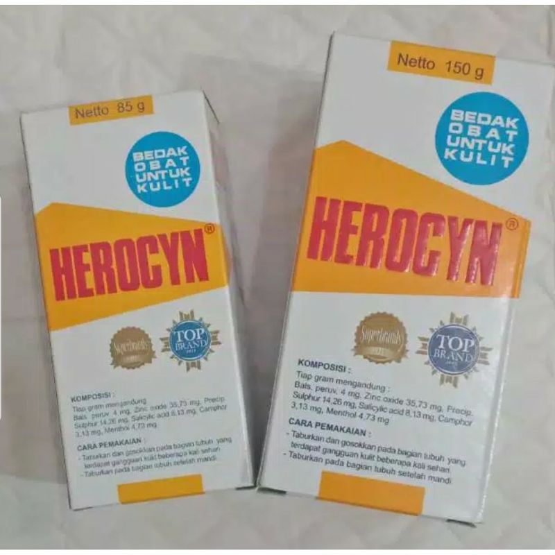 Jual HEROCYN MEDICATED SKIN POWDER-bedak gatal dan iritasi 100% ...