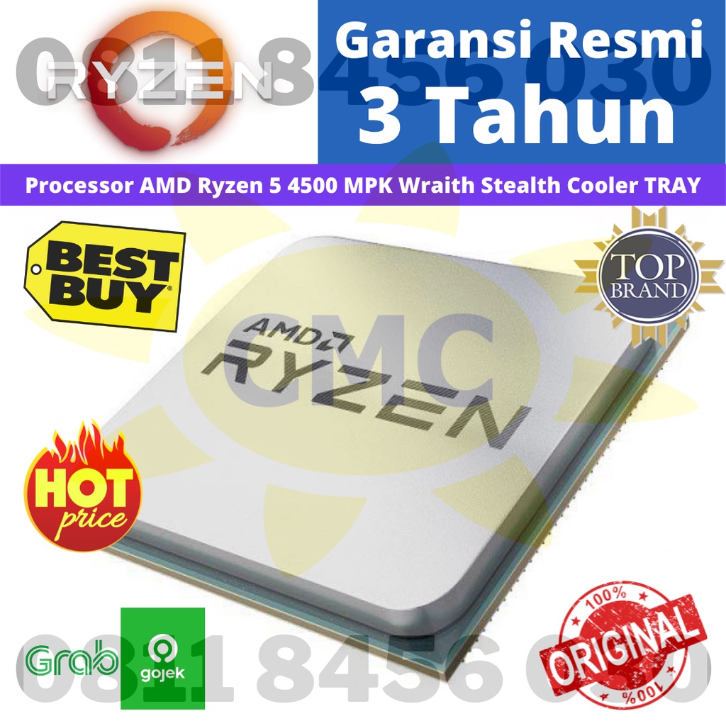 Jual PROCESSOR AMD RYZEN 5 4500 MPK WRAITH STEALTH COOLER TRAY | Shopee Indonesia