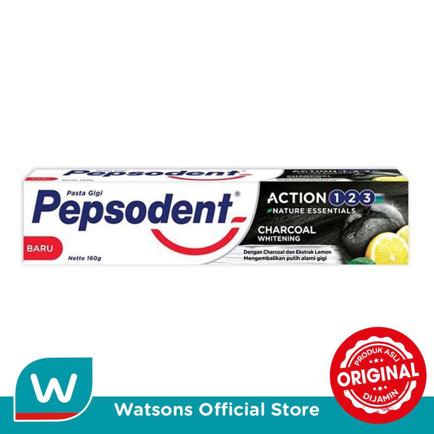 Jual Pepsodent Action 123 Charcoal Pasta Gigi 160gr | Shopee Indonesia