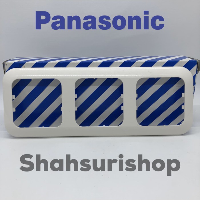 Jual FRAME 3 GANG PANASONIC HANYA FRAME TANPA MATA SAKLAR DAN STOP ...