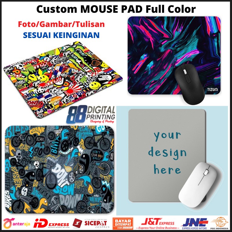 Jual ( ️Bisa FOTO) Cetak MOUSEPAD Gaming / Custom Mouse Pad PC ...