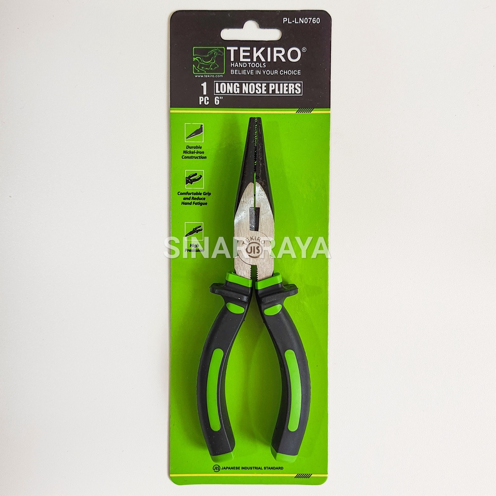 Jual Tang Lancip Tekiro 6" Inch / Long Nose Pliers | Shopee Indonesia