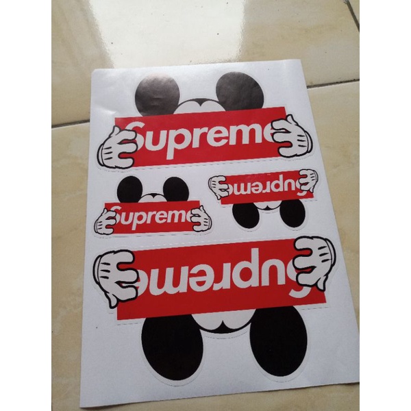Jual stiker set logo supreme | Shopee Indonesia