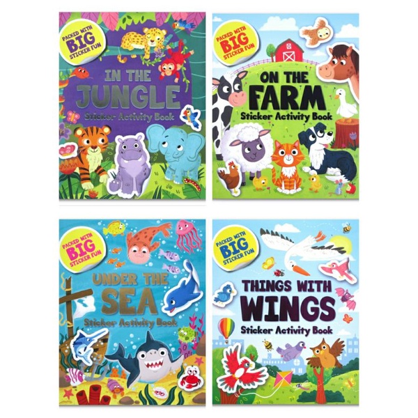 Jual BIG sticker Activity Book (Packed with BIG Sticker Fun) | Shopee ...