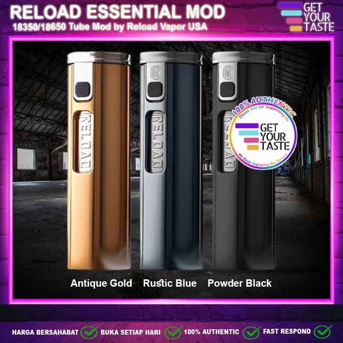 Jual Reload Essential Mod 18350/18650 Tube Mod by Reload Vapor USA ...