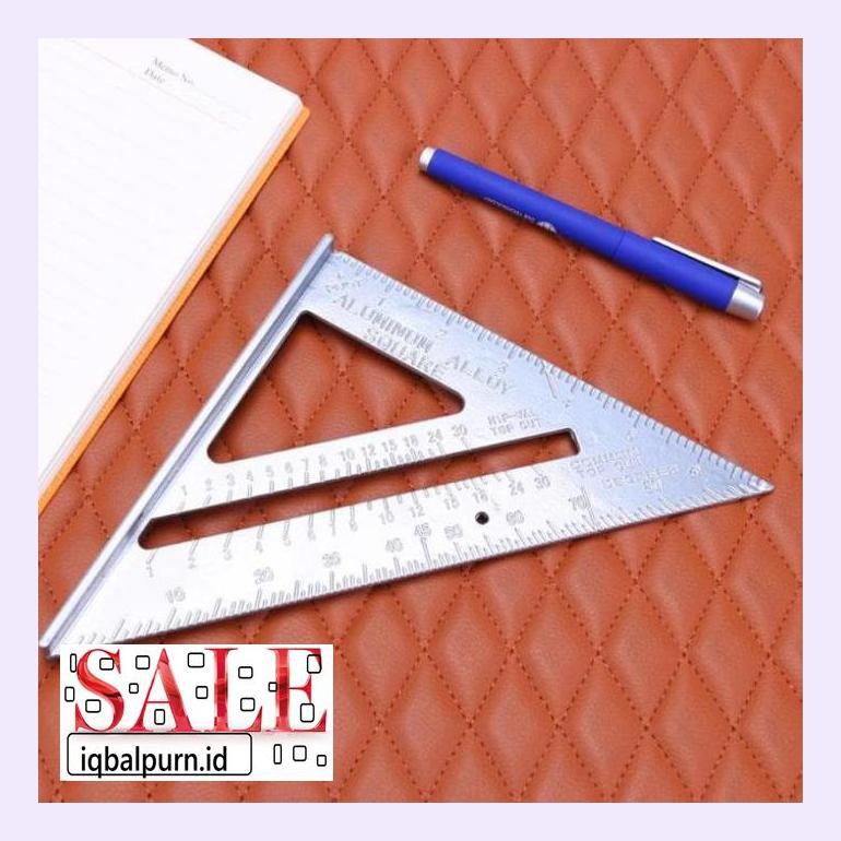 Jual Litnsa0S Penggaris Arsitek Segitiga Siku Aluminium Speed Square ...