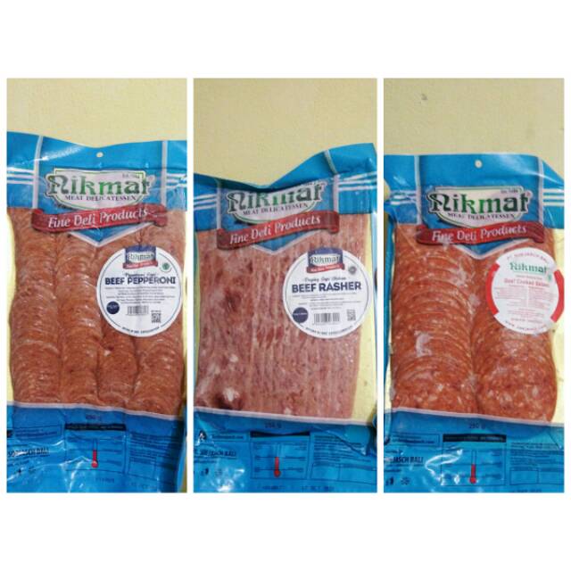 Jual [MURAH LEBAY...!!!] Nikmat Beef Rasher / Beef Pepperoni / Beef ...