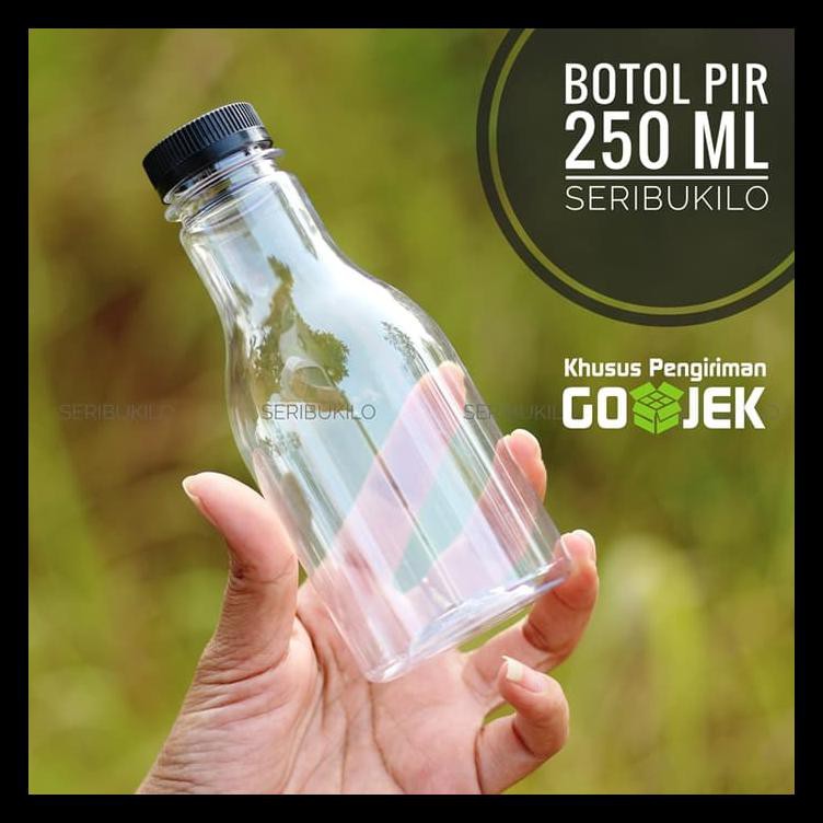 Jual Botol Plastik 250 Ml Pir + Botol Pet Plastik 250 Ml - Orange ...