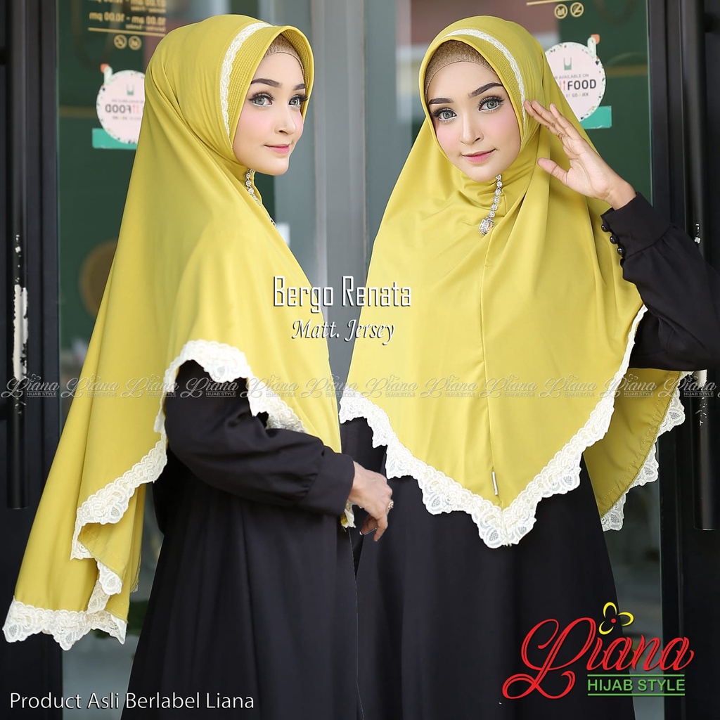 Jual Jilbab Instan Bergo Renata Ori Liana Hijab BY QOID | Shopee Indonesia