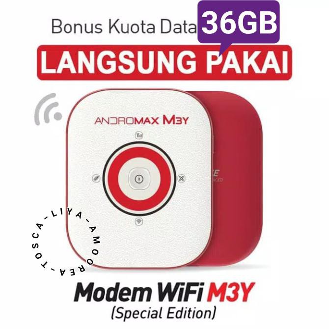 Jual MODEM WIFI MIFI SMARTFREN ANDROMAX M3Y 4G LTE (KUOTA 30 GB ...