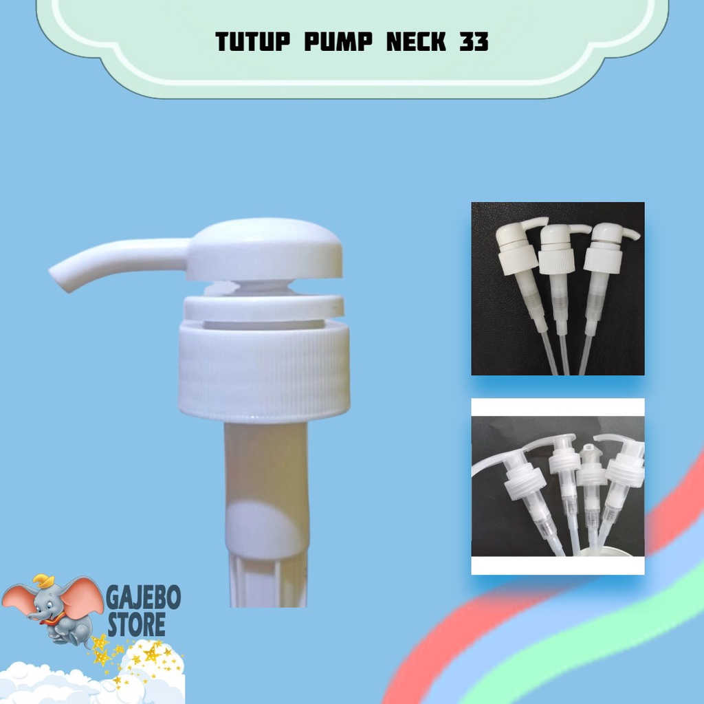 Jual TUTUP LOTION PUMP NECK 33 BOTOL 1000ML ATAU 1L / TUTUP PUMP LOTION N33 BOTOL 1L 1000ML ...
