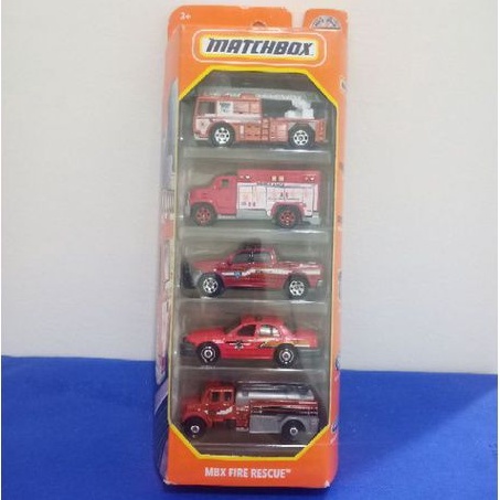 Jual Mbx Fire Rescue Matchbox Gift Pack Flame Tamer/ambulance/ford ...