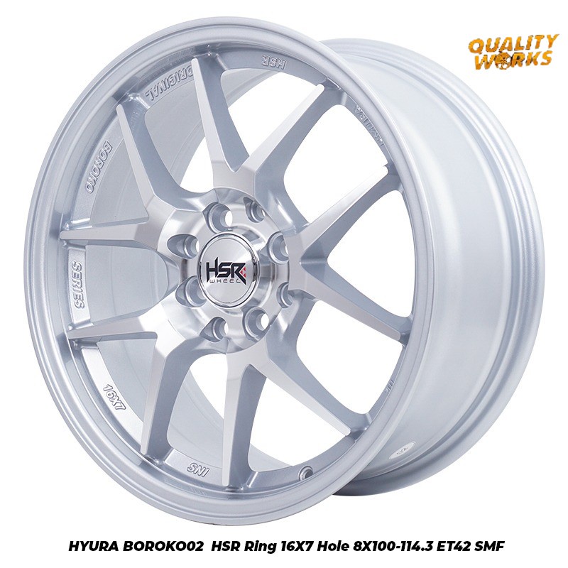 Jual velg honda brio jazz mobilio city freed r16 pelek hsr wheel hyura ...