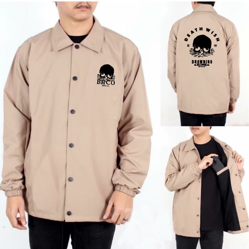 Jual Jaket Coach Deathwish BRCO Orginal Distro | Shopee Indonesia