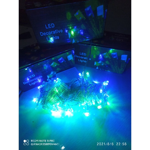 Jual Lampu hias tumblr 100 led 10 meter rainbow | Shopee Indonesia