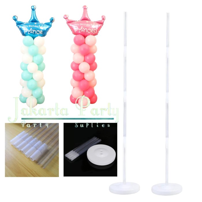 Jual Tiang Balon / Standing Tiang + Tatakan Balon 90cm / Standing Balon ...