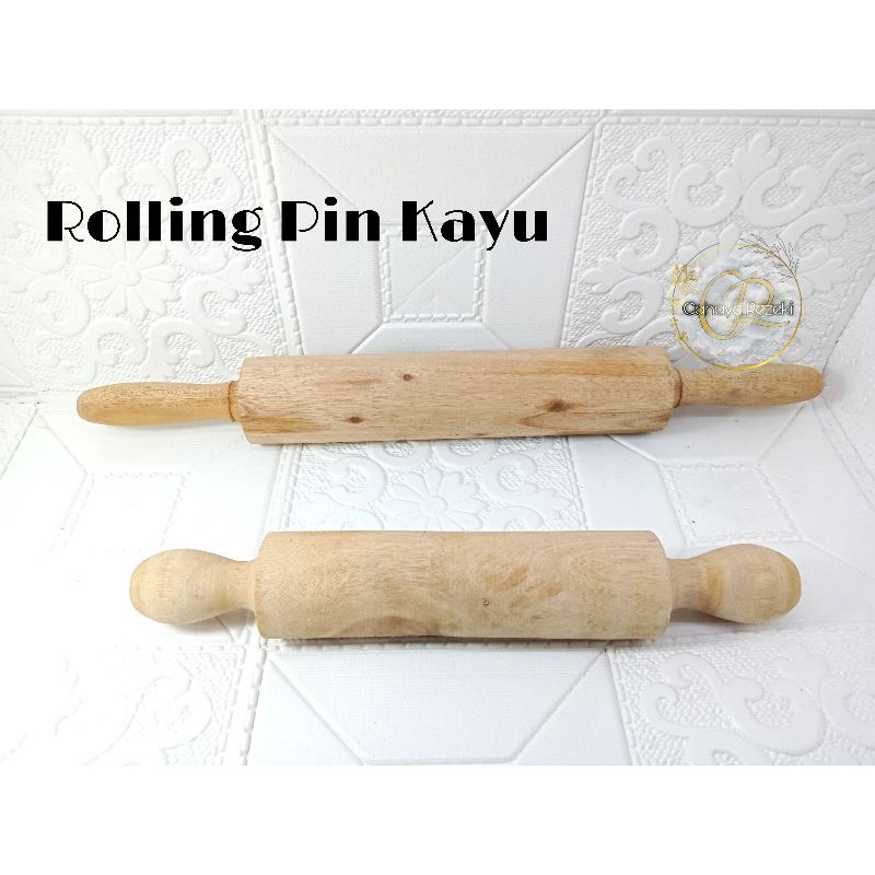 Jual Rolling Pin Kayu / Rol Adonan - Rol Kue - Gilingan Adonan Kayu ...