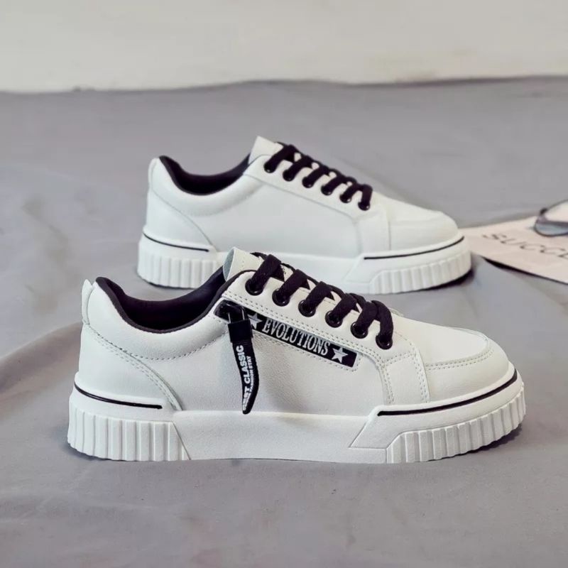 Jual Sepatu kets Wanita Kasual Resleting BEST CLASSIC | Shopee Indonesia