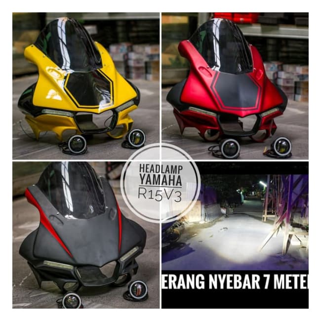 Jual visor r15 model R6 kedok r15 v3 UNDERCOWL r15 v3 KEDOK YAMAHA ...
