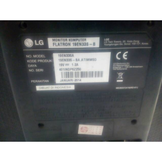 Jual LG 19V LED Monitor EN33S Series | Shopee Indonesia