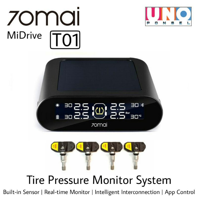 Jual 70Mai TPMS Tire Pressure Monitor System T01 Sensor Tekanan Ban ...