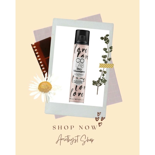 Jual Colab Dry Shampoo Original 200 ml | Shopee Indonesia