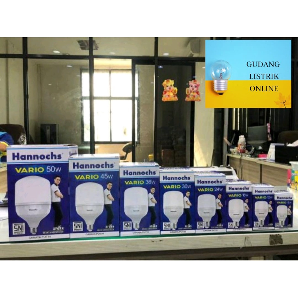 Jual LAMPU LED HANNOCHS VARIO 6 WATT,12 WATT,18WATT,22WATT,30WATT,36WATT,45WATT,50 Watt | Shopee ...