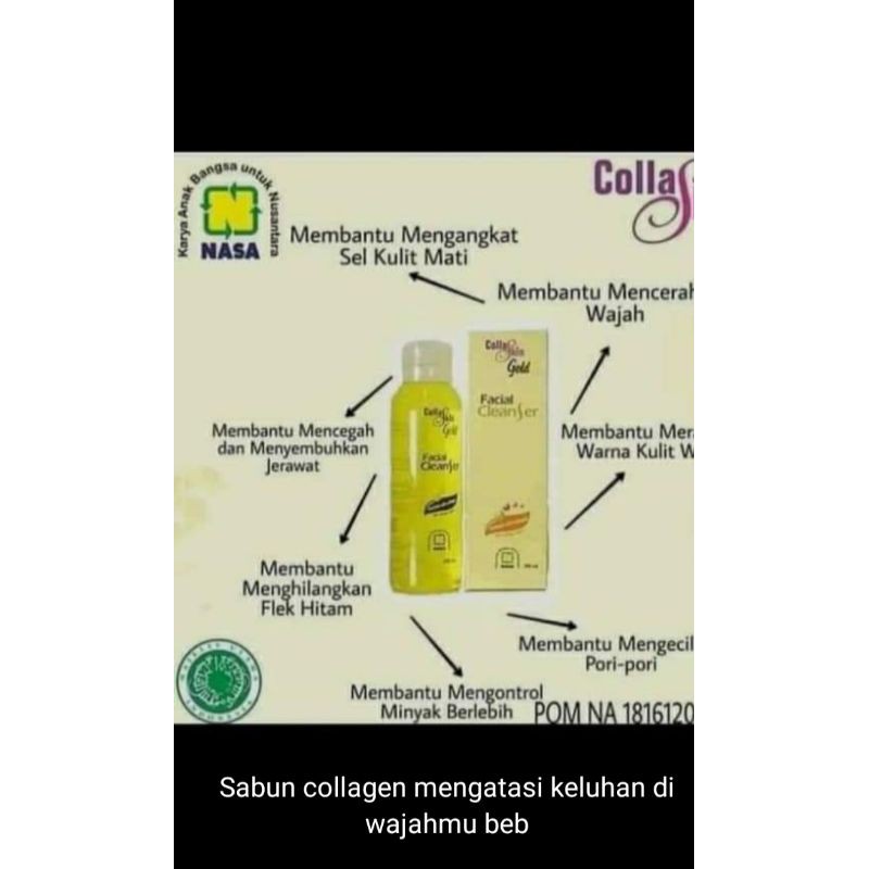 Jual collaskin facial cleanser(100ml) | Shopee Indonesia