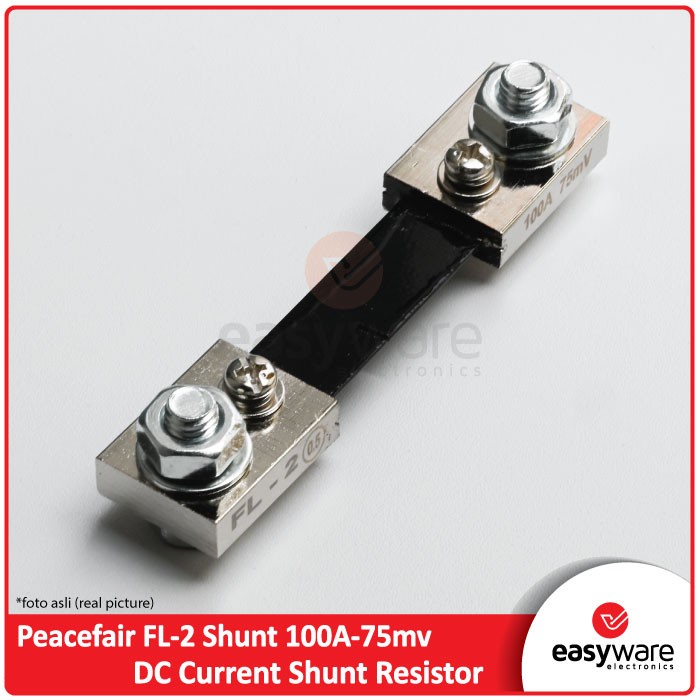 Jual Peacefair FL-2 Shunt 100A 75mv - Shunt Resistor For Ampere Panel ...