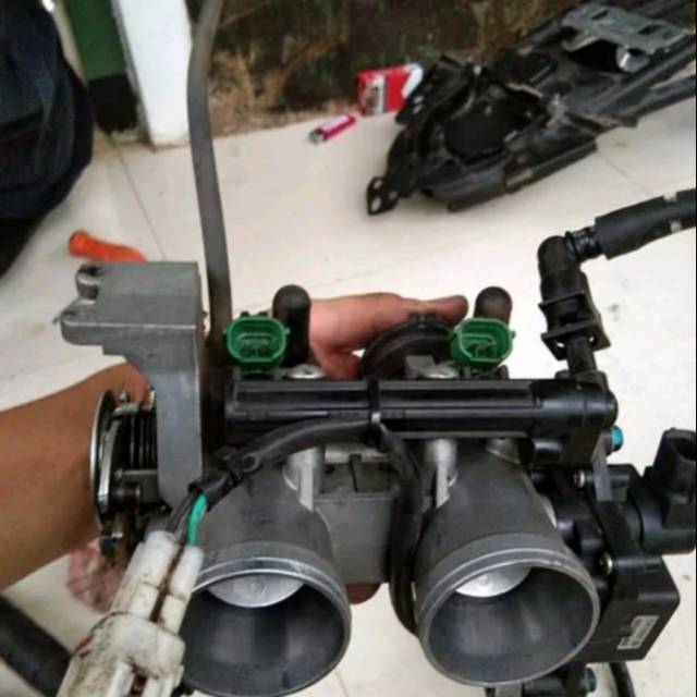 Jual Throttle body ninja 250 fi injeksi tb trotel bodi original ori copotan injection karburator ...