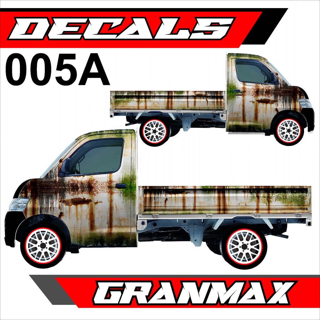 Jual STICKER MOBIL PICK UP GRANMAX , CARRY , L300 / DECAL PICK UP ...