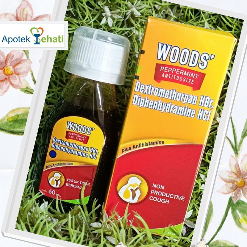 Jual Woods Merah / Woods Peppermint Antitussive 60 mL Obat Batuk Tidak ...