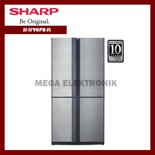 Jual Sharp SJ-IF90PB-SL Kulkas Side By Side Queen Series J-Tech ...