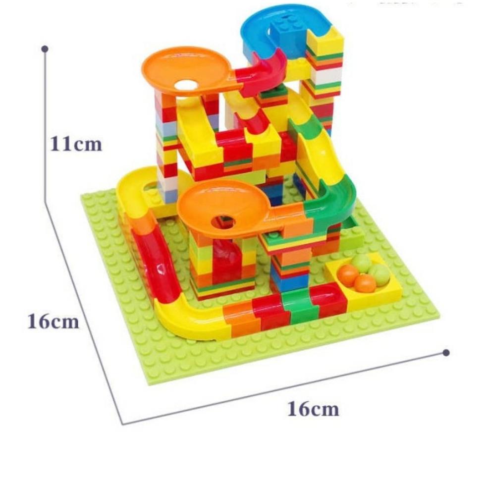 Jual Mainan Lego Brick Building Blocks Marble Race Run Maze Balls Track ...