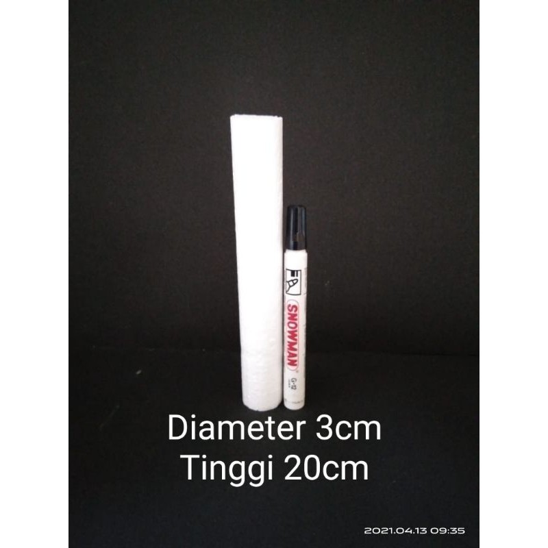 Jual Diameter 3cm Tinggi 20cm Styrofoam Pillar Gabus Pilar Bulat ...