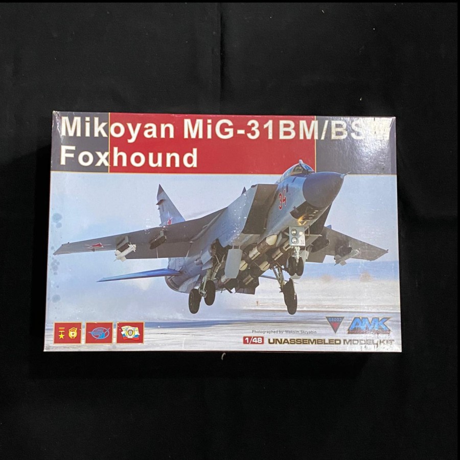 Jual Model Kit AMK Mikoyan MiG-31 BM/BSM Foxhound Skala 1/48 | Shopee Indonesia