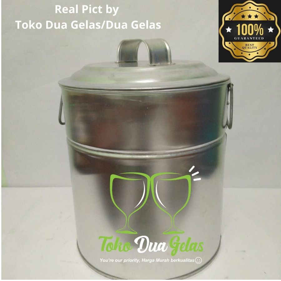 Jual Dandang Bakso Alumunium stainless 32 cm / panci Tong Bakso ...