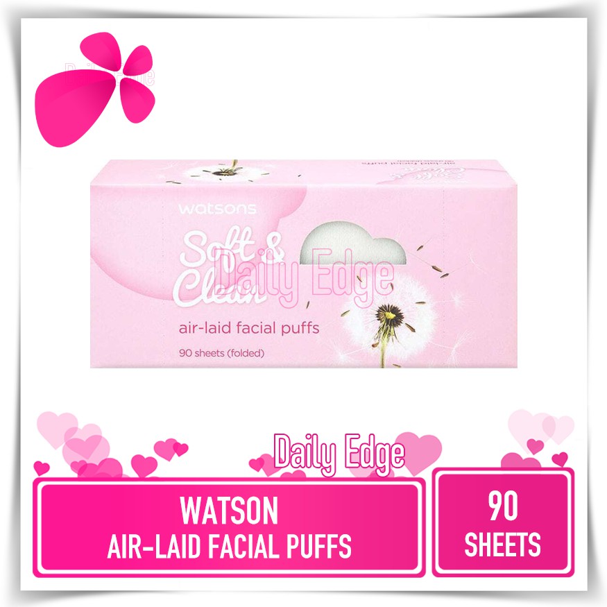 Jual Watson Air-Laid Facial Puffs 90 Sheets (Folded) | Shopee Indonesia