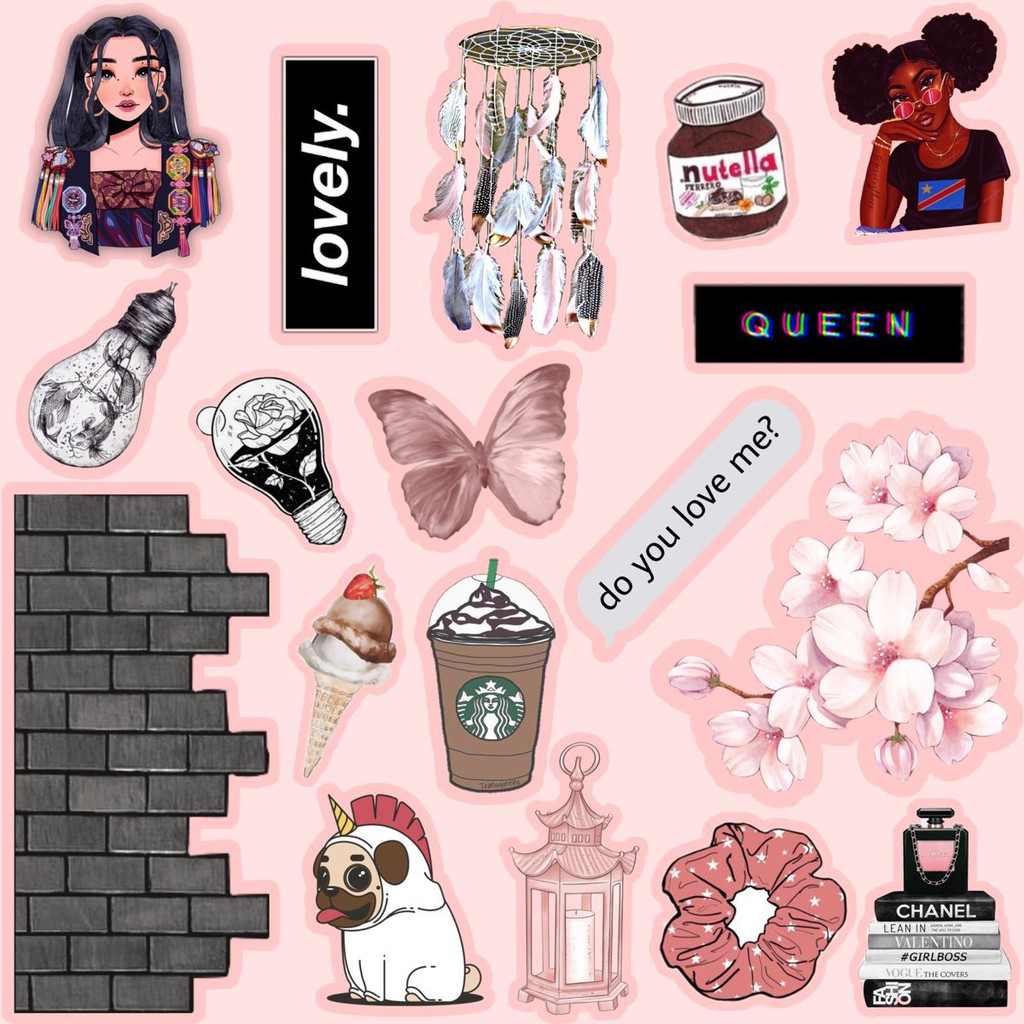 Jual STICKER TUMBLR AESTHETIC/ STIKER JURNAL / AESTHETIC JOURNAL ...