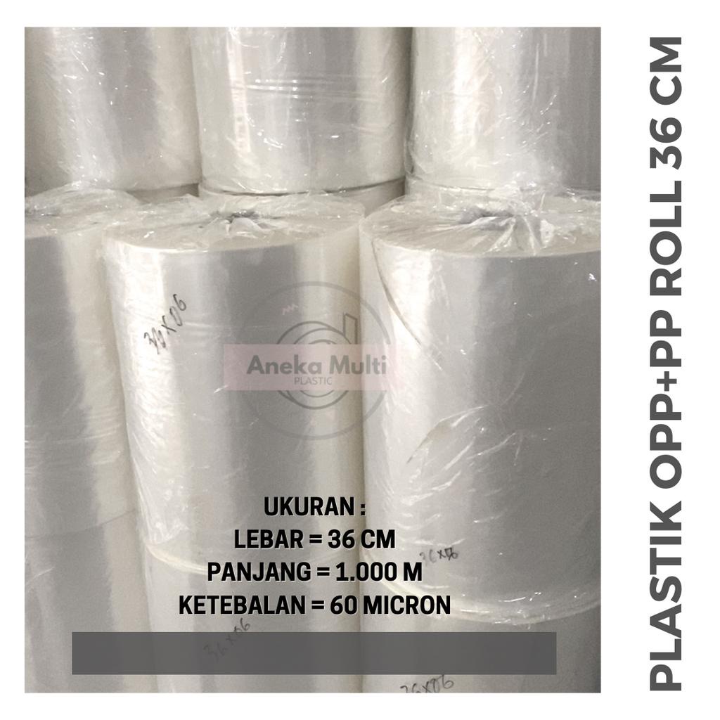 Jual Plastik OPP PP Roll Bening Kemasan Sachet/Renteng 36cm x 1000m ...